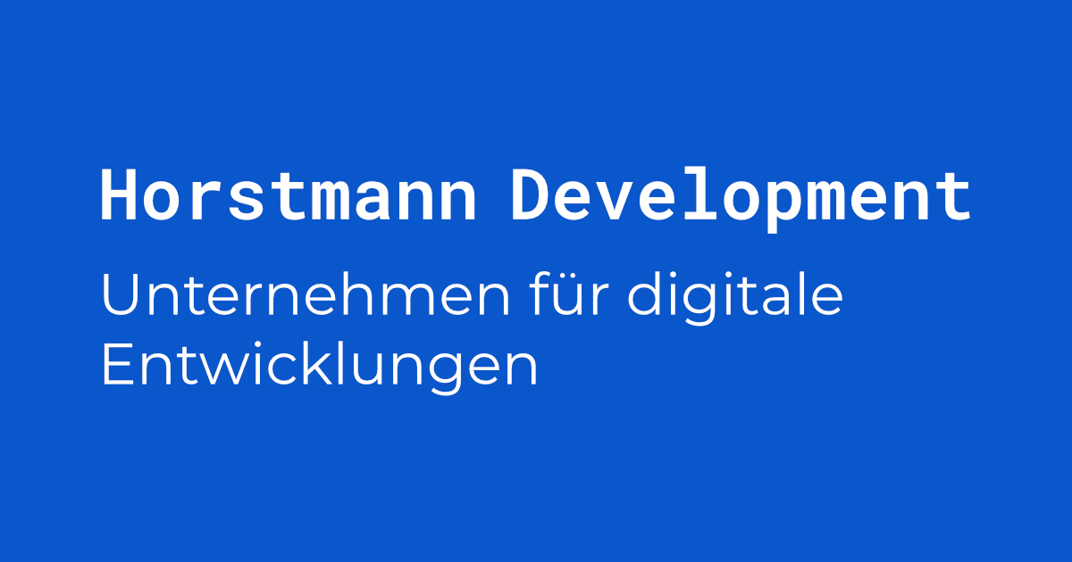 Horstmann Development